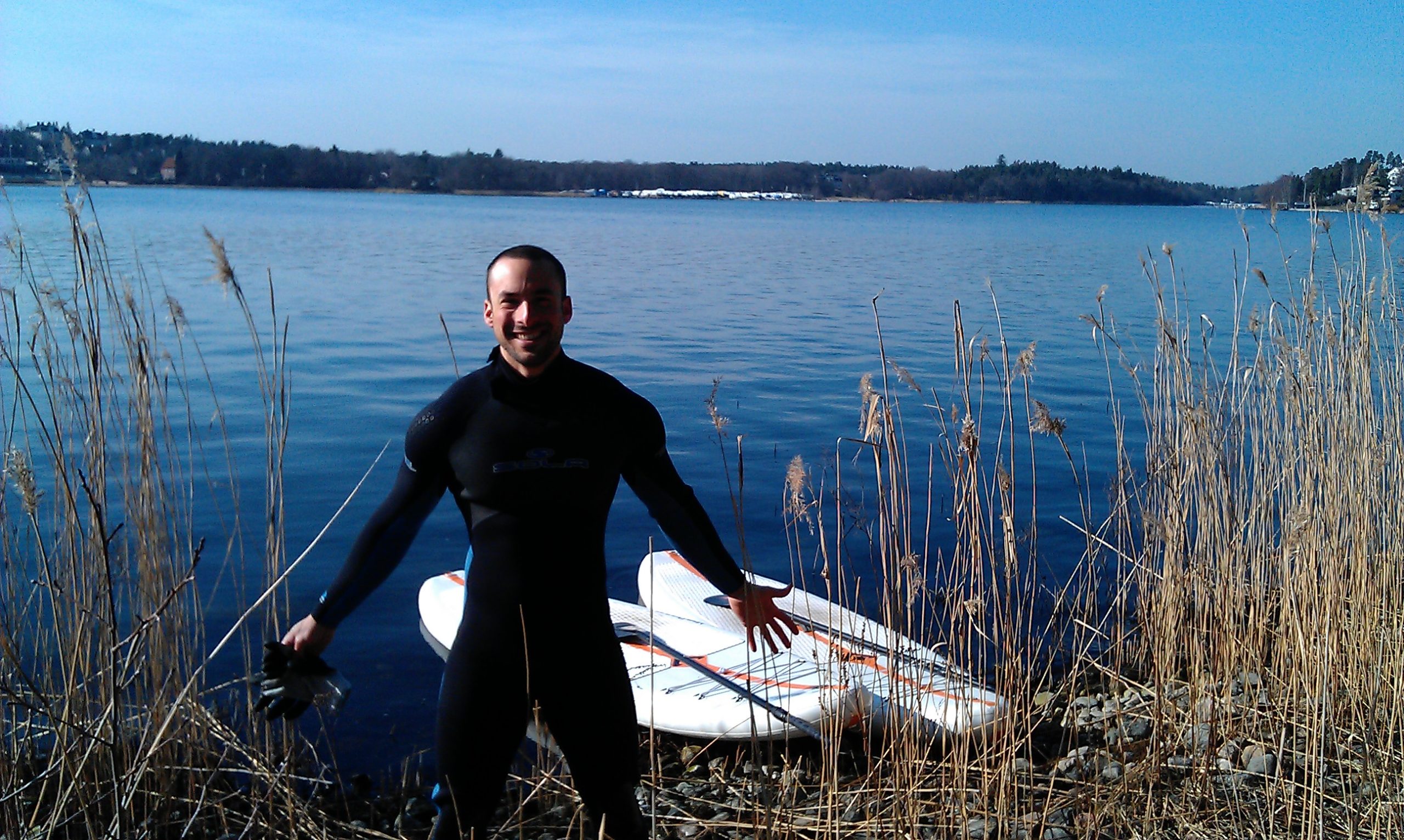 SUP with Chris, Beach Hammock and Duties - Study in Sweden