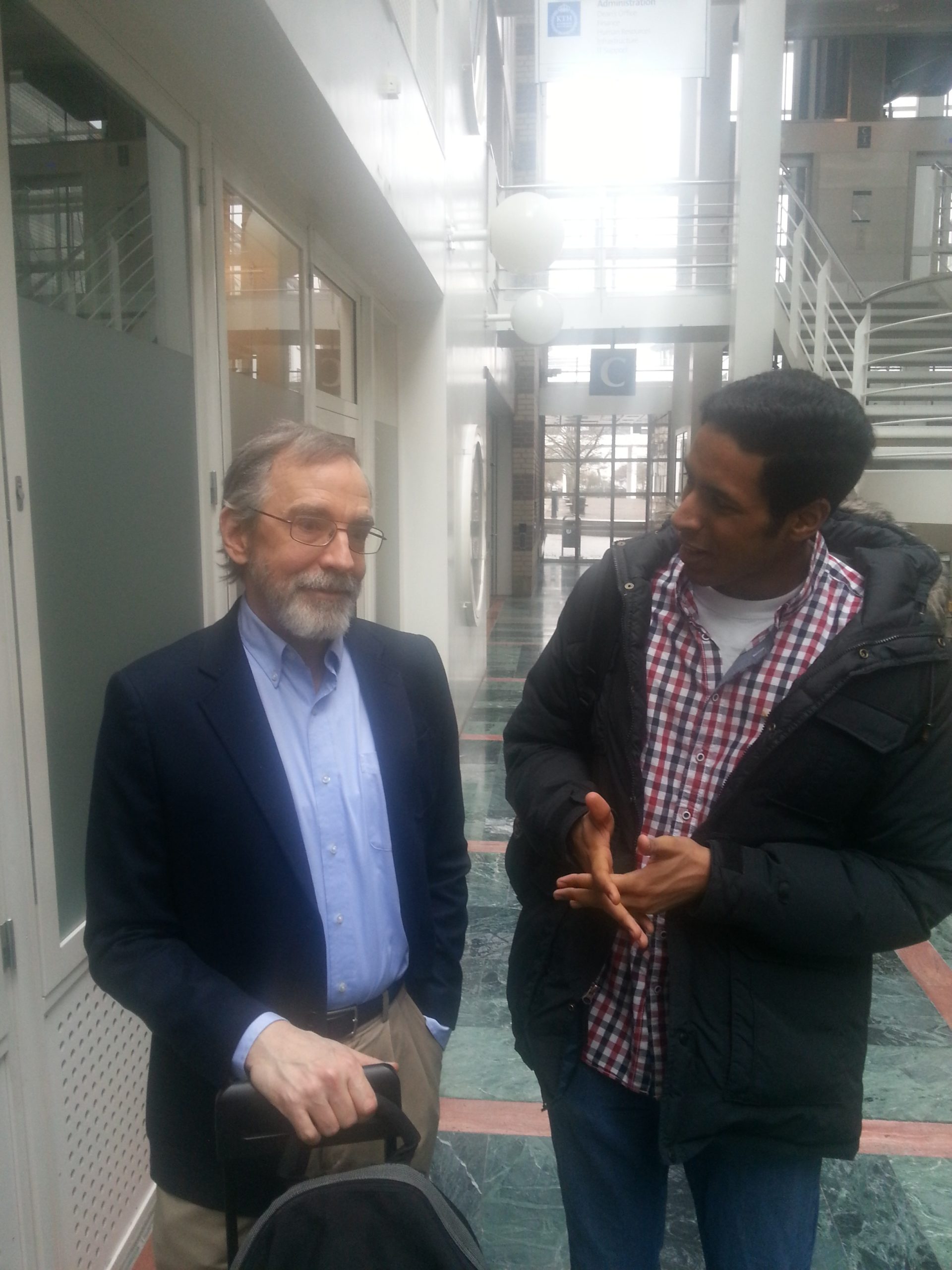 Meeting your heros: My day with Eric Drexler - Study in Sweden